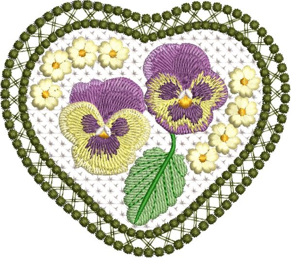 Pretty Pansies Sets 1 and 2 Small | OregonPatchWorks