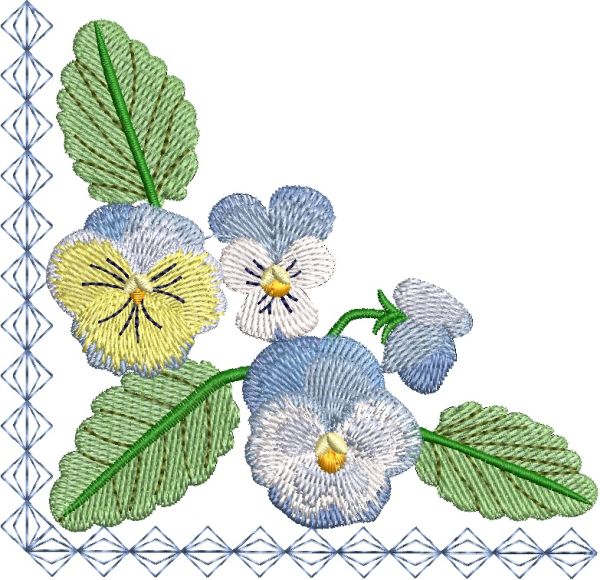 Pretty Pansies Sets 1 and 2 Small | OregonPatchWorks