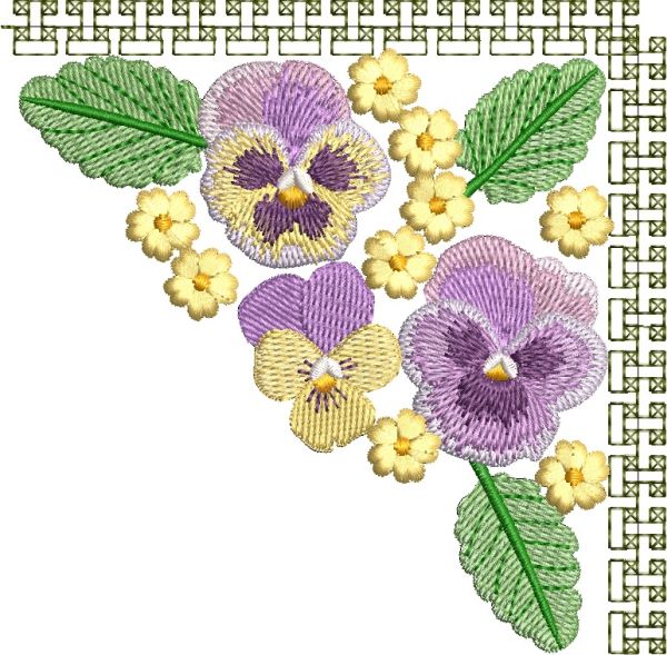 Pretty Pansies Sets 1 and 2 Small | OregonPatchWorks