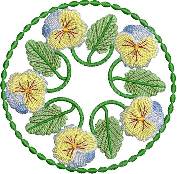 Pretty Pansies Sets 1 and 2 Small | OregonPatchWorks