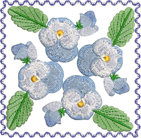 Pretty Pansies Sets 1 and 2 Small | OregonPatchWorks