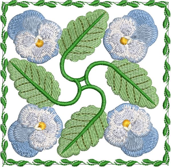 Pretty Pansies Sets 1 and 2 Small | OregonPatchWorks