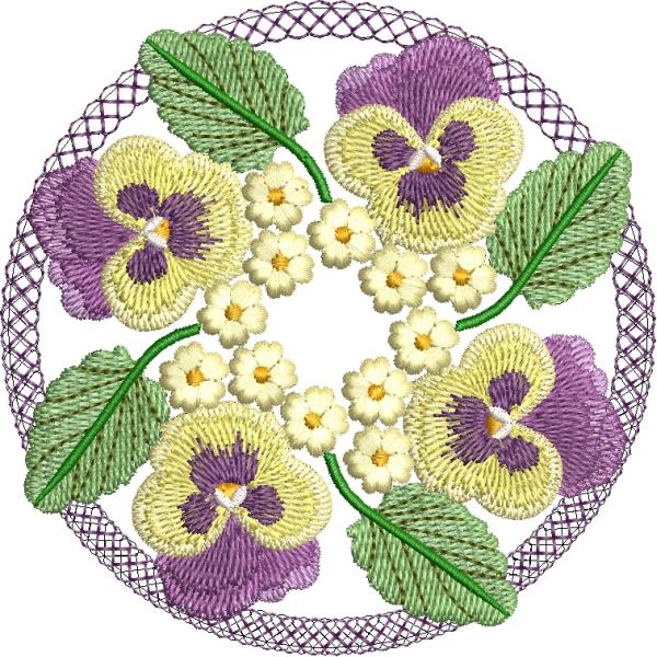 Pretty Pansies Sets 1 and 2 Small | OregonPatchWorks