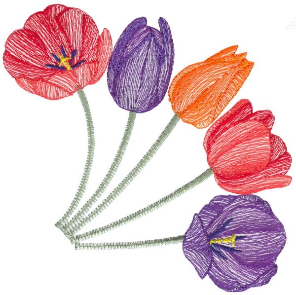 Lite Tulips Set 2 Large