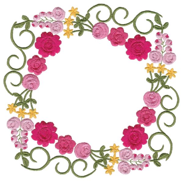 Antique Rose Wreaths Set 1 Large | OregonPatchWorks