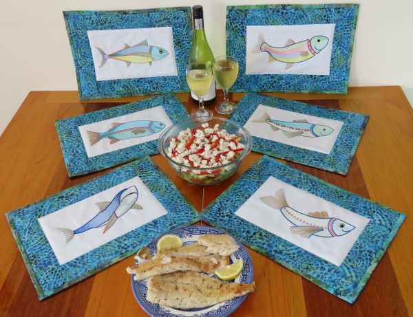 Fabulous Fish Extra Large Set 1 | OregonPatchWorks
