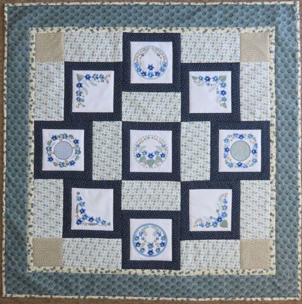 Blue Violets Large Set 1