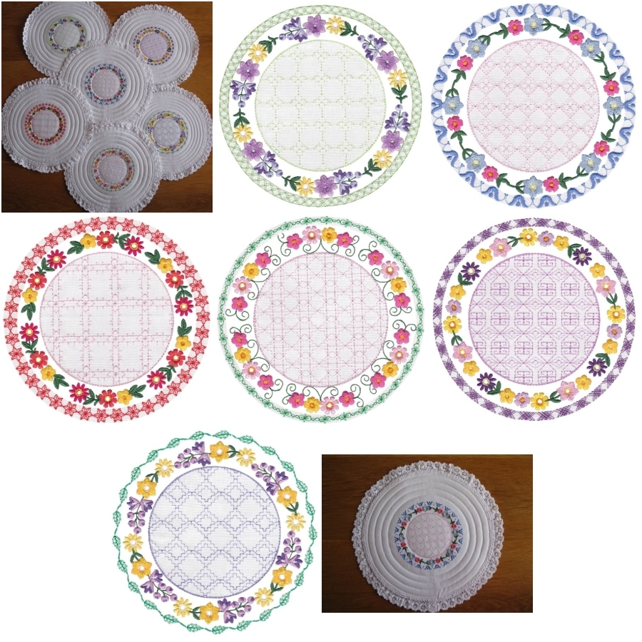 Vintage Plates Set 1 | OregonPatchWorks