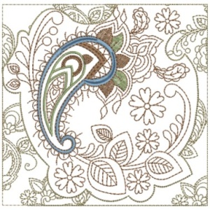 PAISLEY QUILT BLOCKS