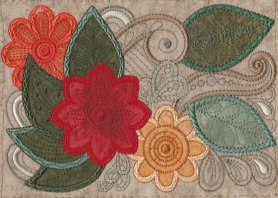 Fantasy Flower Applique | OregonPatchWorks