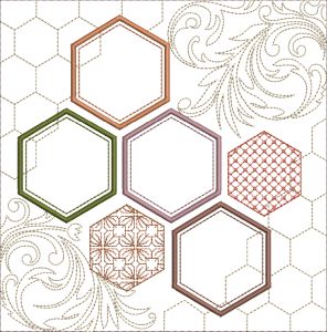 HONEY BEE COLLAGE | OregonPatchWorks