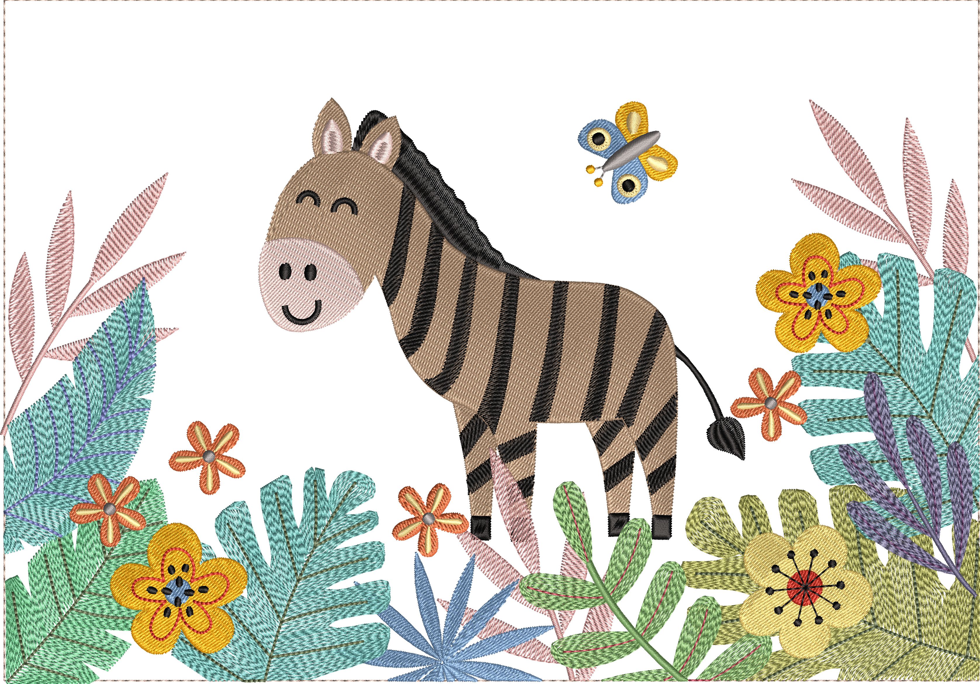 Happy Zebra | OregonPatchWorks