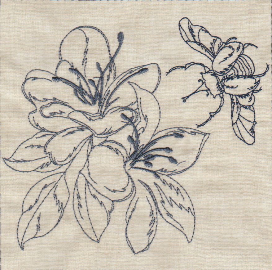 Blue bouquets | OregonPatchWorks