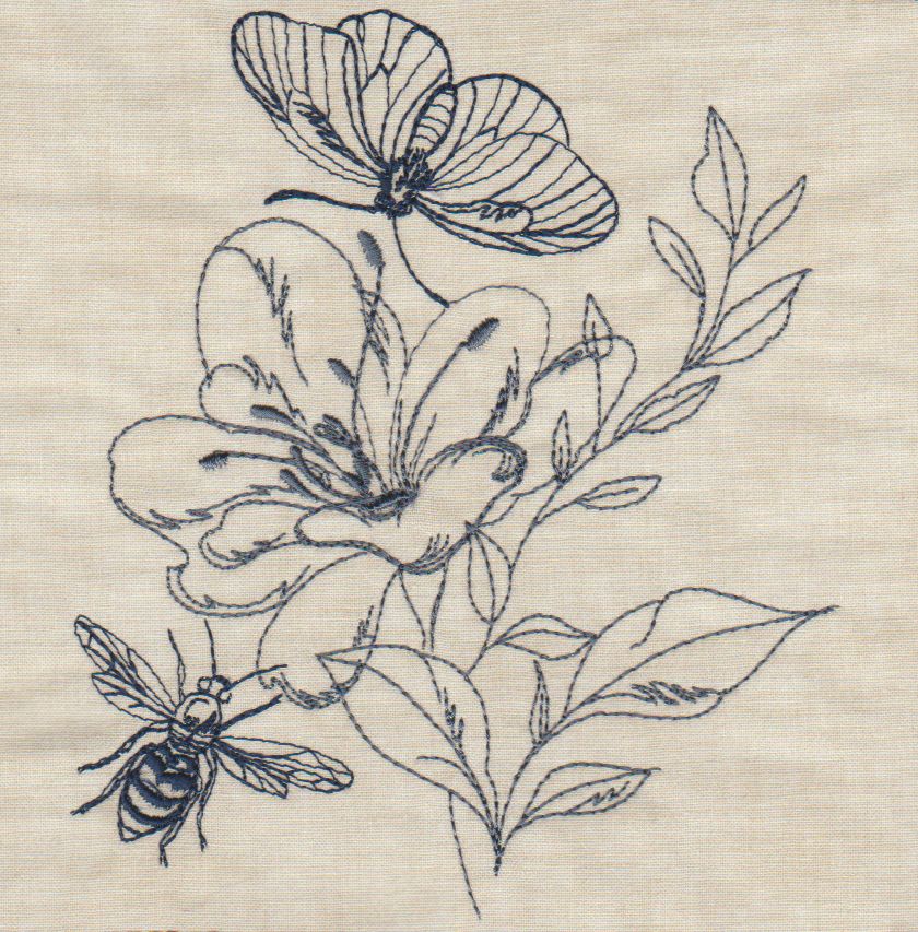 Blue bouquets | OregonPatchWorks