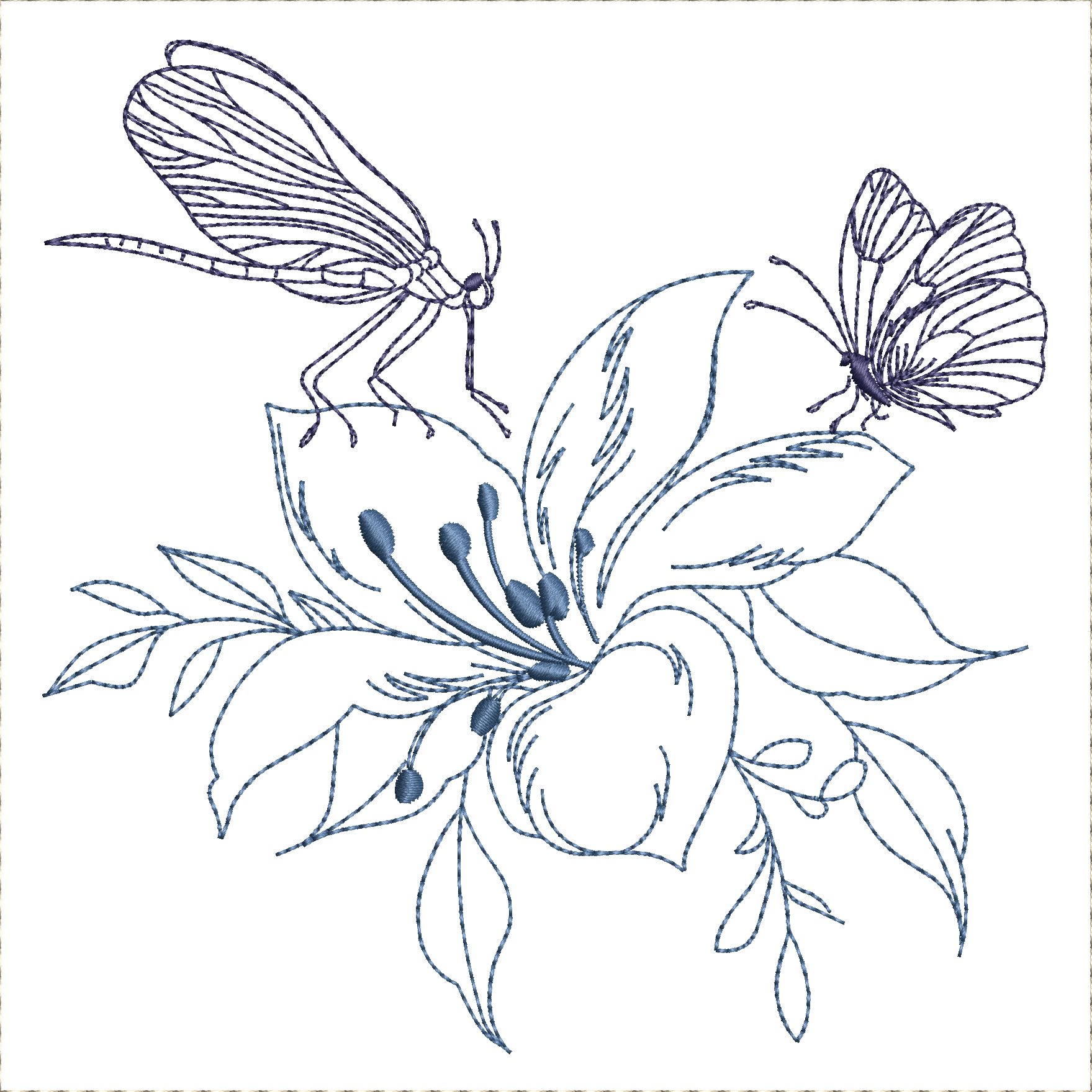 Blue bouquets | OregonPatchWorks