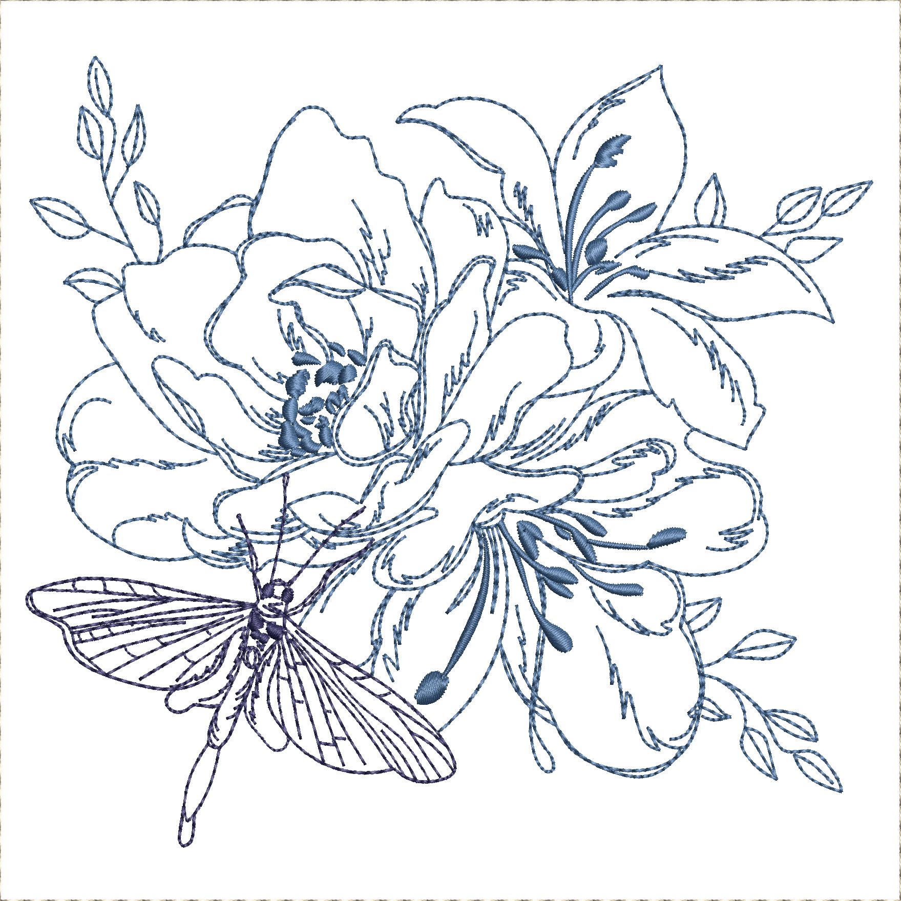 Blue bouquets | OregonPatchWorks