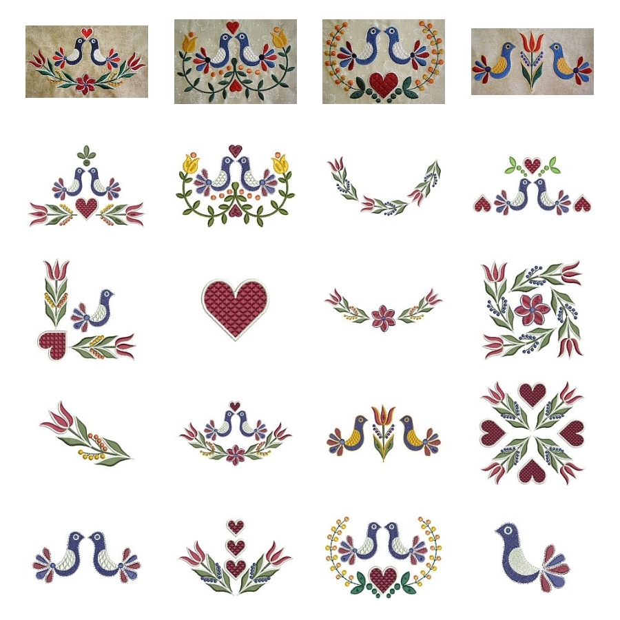 FOLK ART BIRDS | OregonPatchWorks