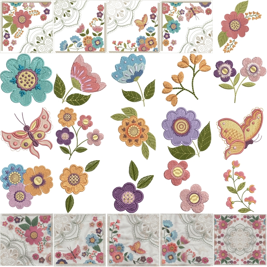 Annies Flowers Oregonpatchworks