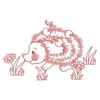 Redwork Hedgehog | OregonPatchWorks