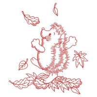 Redwork Hedgehog | OregonPatchWorks