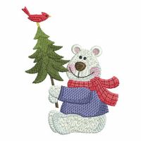 Christmas Polar Bear 2 | OregonPatchWorks