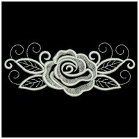 White Work Roses 3 | OregonPatchWorks