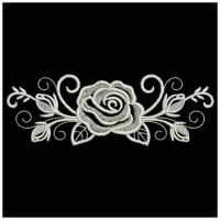 White Work Roses 3 | OregonPatchWorks