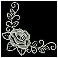 White Work Roses 3 | OregonPatchWorks