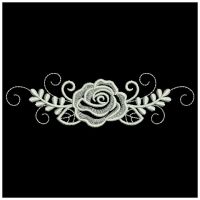 White Work Roses 3 | OregonPatchWorks