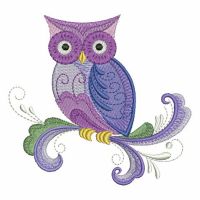 Rosemaling Owl | OregonPatchWorks