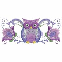 Rosemaling Owl | OregonPatchWorks