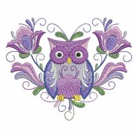 Rosemaling Owl | OregonPatchWorks
