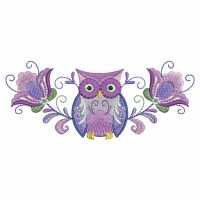Rosemaling Owl | OregonPatchWorks