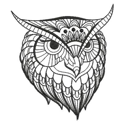 Blackwork Owls 2 | OregonPatchWorks