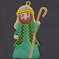 FSL Nativity Ornaments 3 | OregonPatchWorks