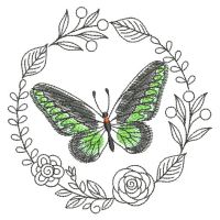 Butterfly Frame | OregonPatchWorks