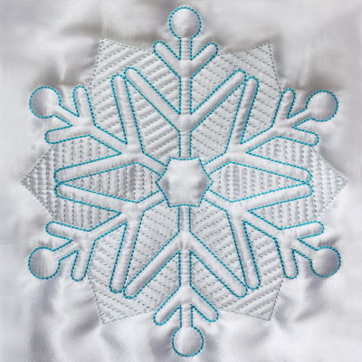 Trapunto Snowflakes | OregonPatchWorks