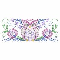 Rosemaling Owl 2 | OregonPatchWorks