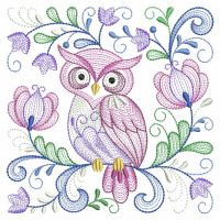 Rosemaling Owl 2 | OregonPatchWorks