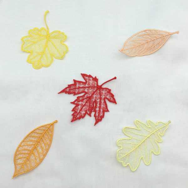 Organza Leaves | OregonPatchWorks