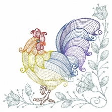 Rippled Chickens 2 | OregonPatchWorks