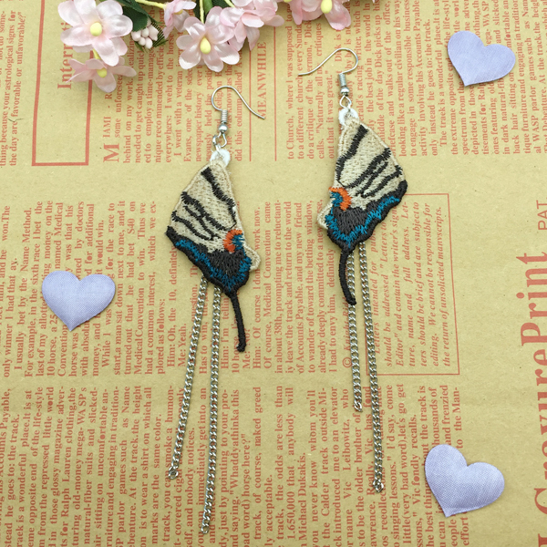 FSL Butterfly Earrings | OregonPatchWorks