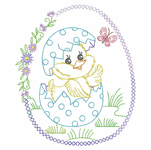 Vintage Easter Eggs 2 | OregonPatchWorks