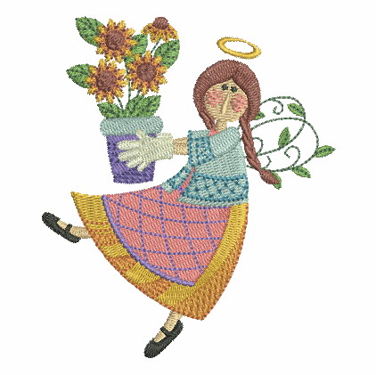 Country Gardening Angels | OregonPatchWorks