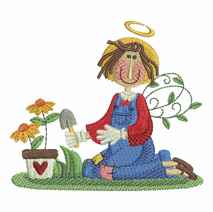 Country Gardening Angels | OregonPatchWorks