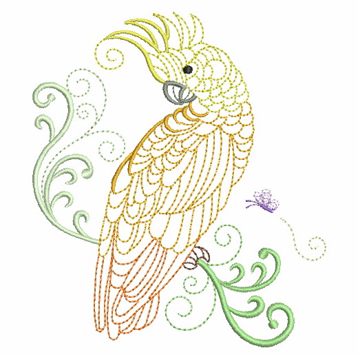 Vintage Parrots 2 | OregonPatchWorks