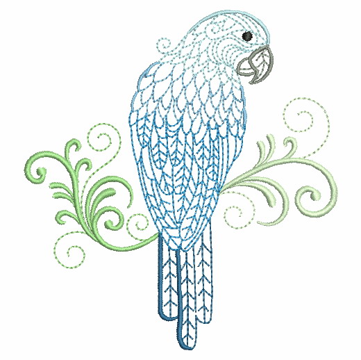 Vintage Parrots 2 | OregonPatchWorks