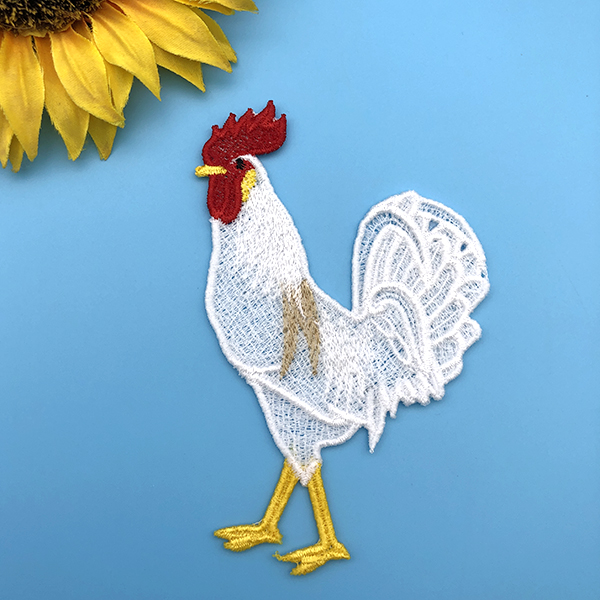 FSL Realistic Rooster | OregonPatchWorks