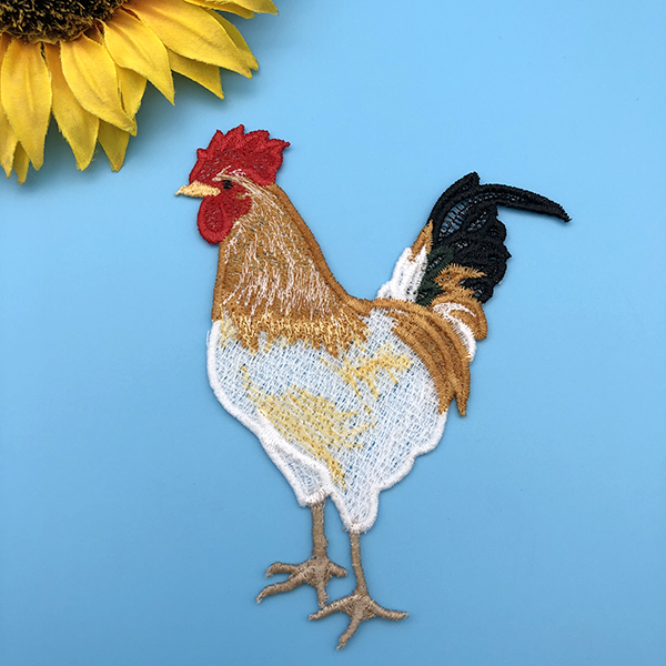 FSL Realistic Rooster | OregonPatchWorks