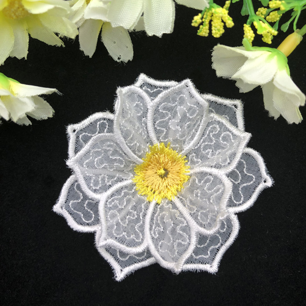 3D Organza Flower 4 | OregonPatchWorks